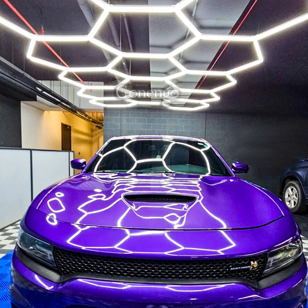 Organizing With Honeycomb Lights 1Set As Mancave Solutions